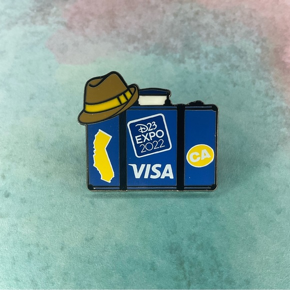 Disney | Accessories | D23 Expo 222 Visa Suitcase Disney Pin | Poshmark